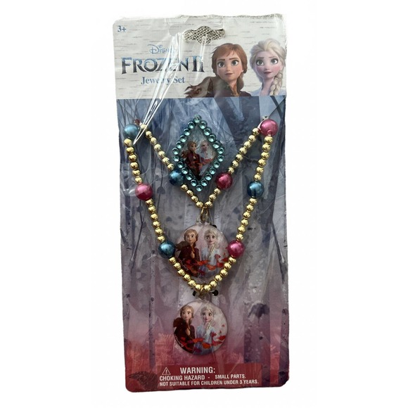 Disney | Jewelry | Disney Frozen Ii Jewelry Set Ring Necklace | Poshmark